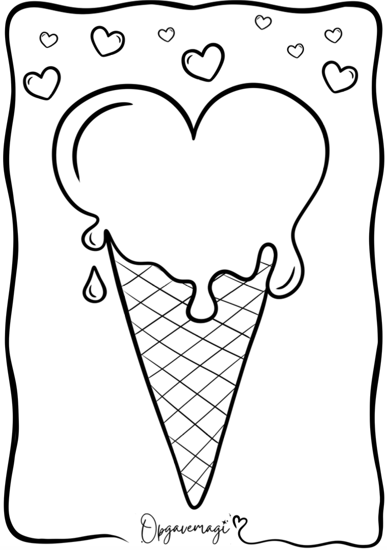 Valentins tegning-Is - Opgavemagi